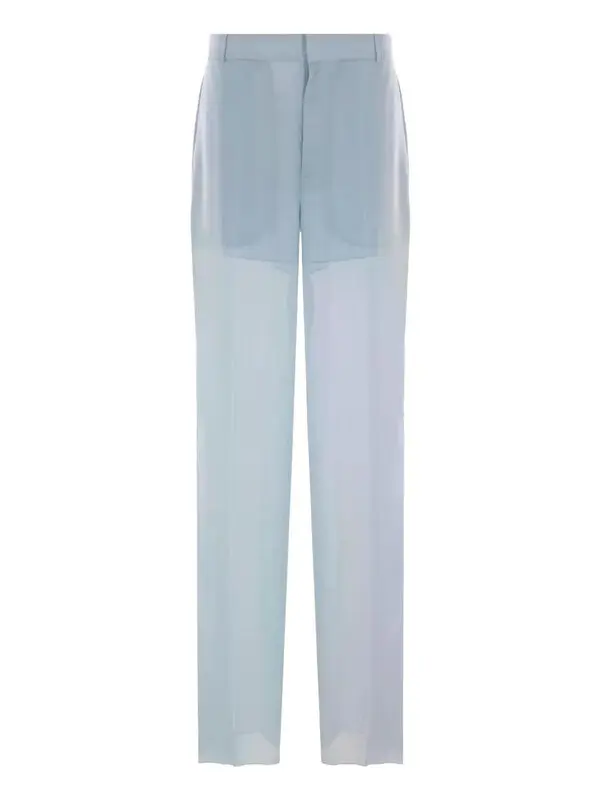 Blumarine Semi-sheer Trousers - Blue