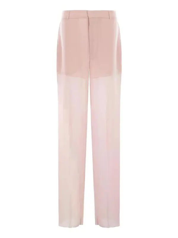 Blumarine Semi-sheer Trousers - Pink