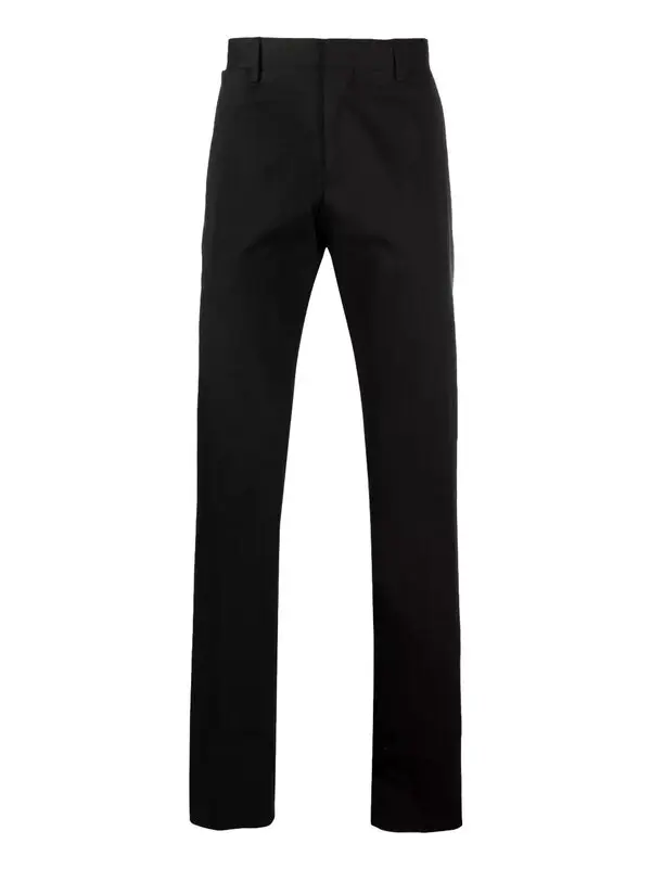 Zegna Four-pocket Cotton Chinos - Black