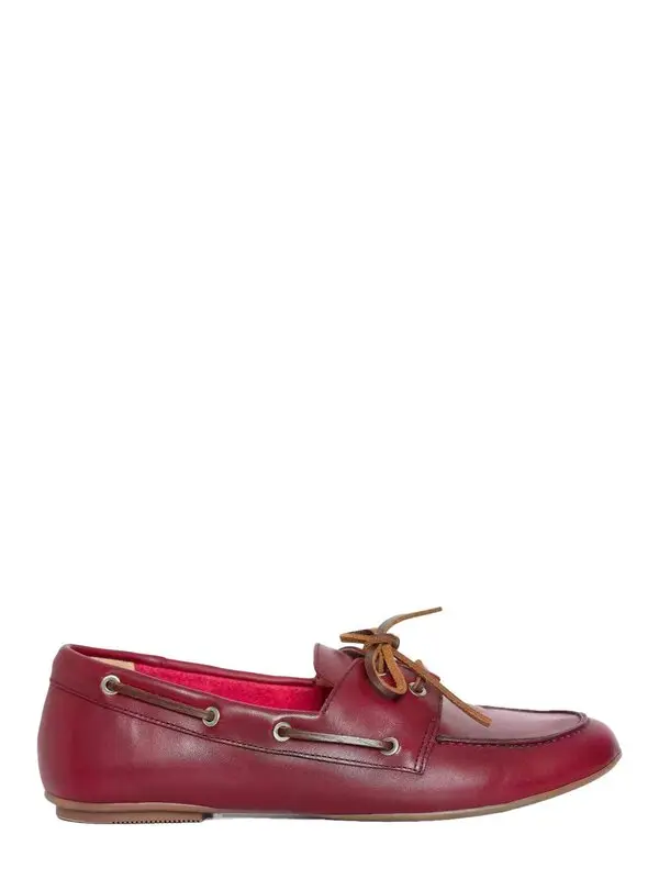 STUDIO CHOFAKIAN Moon Basket Loafers - Red