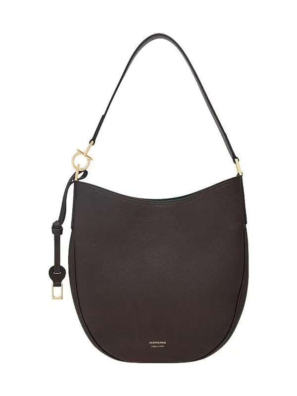 FERRAGAMO Smile Hobo Bag - Testa Di Moro