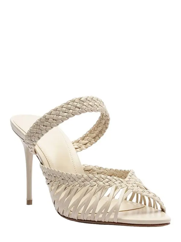 ALEXANDRE BIRMAN Agatha 85 Sandals - Eggshell