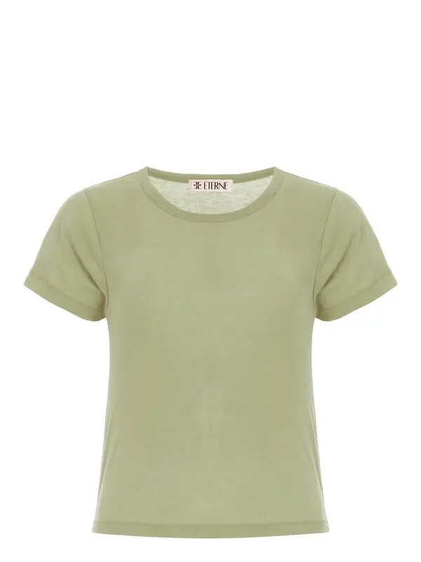 Eterne Cotton-modal Baby T-shirt - Green