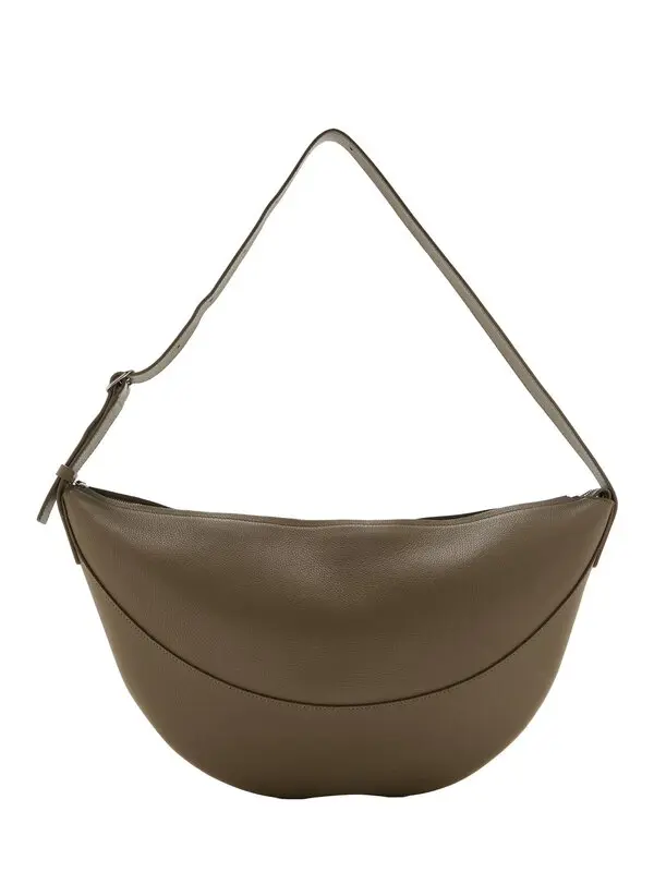 THE ROW Jouve Leather Sling Bag - Neutral