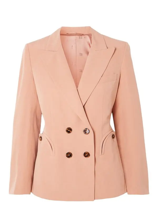 BLAZÉ MILANO Flica Charmer Double-breasted Blazer - Pink