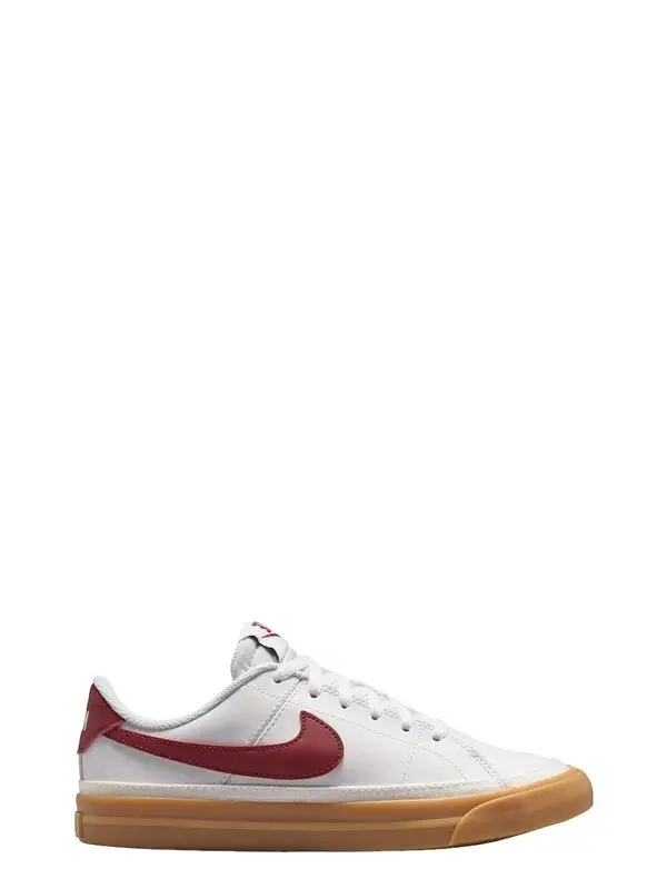 Nike Court Legacy Sneakers - White/gum Yellow/team Red