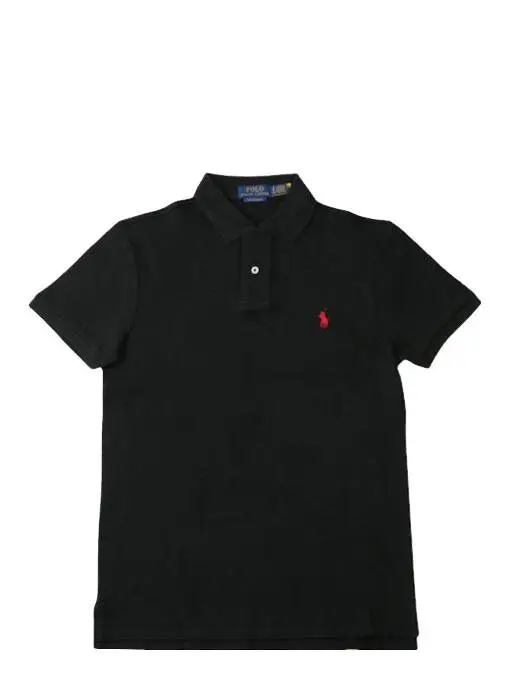 Polo Ralph Lauren Shortsleeve Slim Fit Mesh Polo - Polo Black