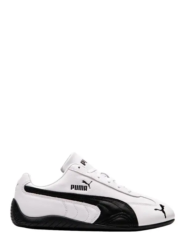 PUMA Speedcat Leather Sneakers - White/black