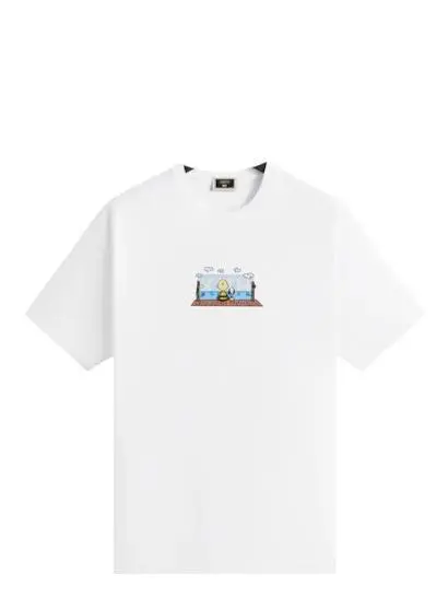 Kith X Peanuts Ocean View Classic Logo Tee Shirt - White