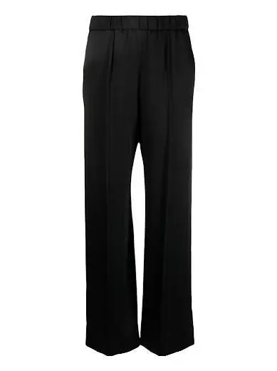JIL SANDER Cotton Pants - Black