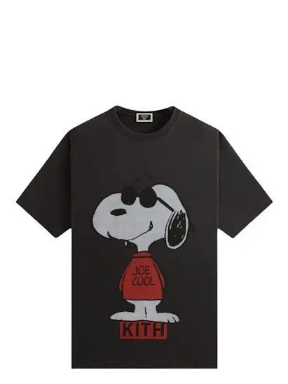 Kith X Peanuts Joe Cool Vintage Tee Shirt - Black