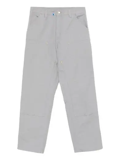Carhartt Wip Double Knee Pants - Gray (rinsed)