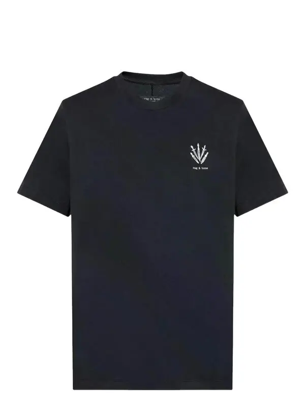 Rag & Bone Logo-print T-shirt - Black