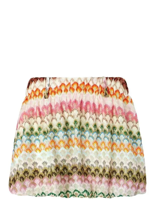 Missoni Floral-pattern Balloon Skirt - Neutrals