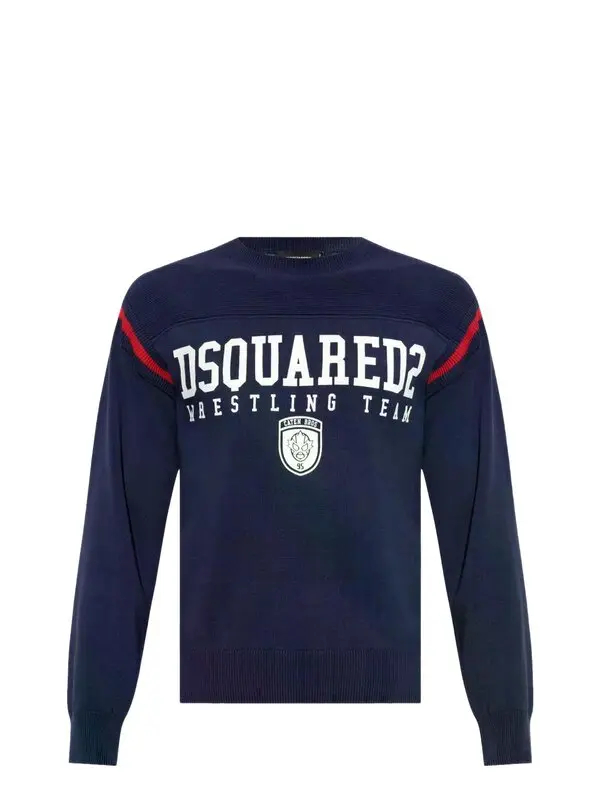 Dsquared2 Logo-print Sweatshirt - Blue
