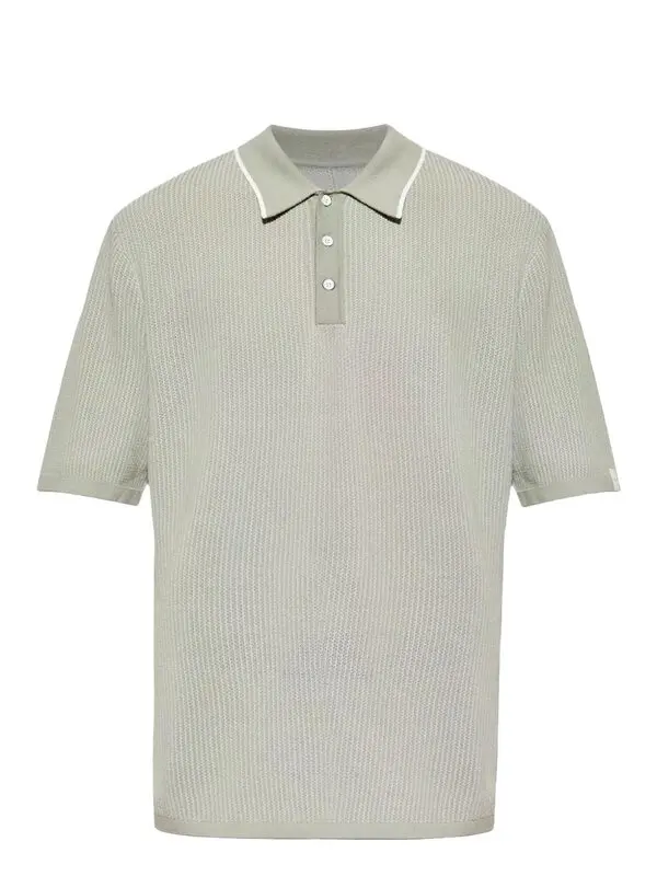 Rag & Bone Jersey Polo Shirt - Grey