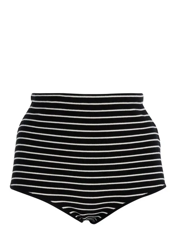THE FRANKIE SHOP Alissa Knit Briefs - Stripe