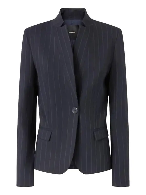 Pinko Striped Jacket - Blu/bianco