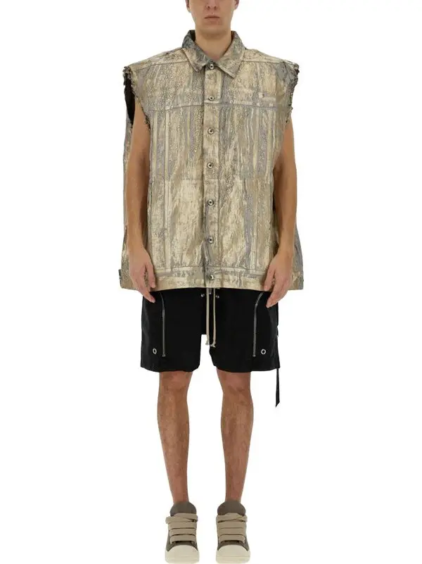 Rick Owens Jumbo Vest - Gold