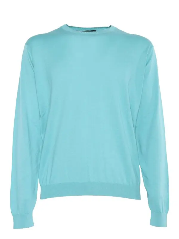PHI FDL Girocoll Crewneck Sweater - Blue