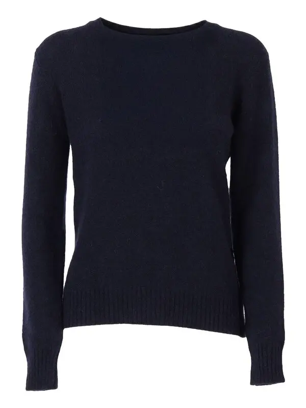 PHI FDL Long Sleeve Crew Neck Sweater - Blue
