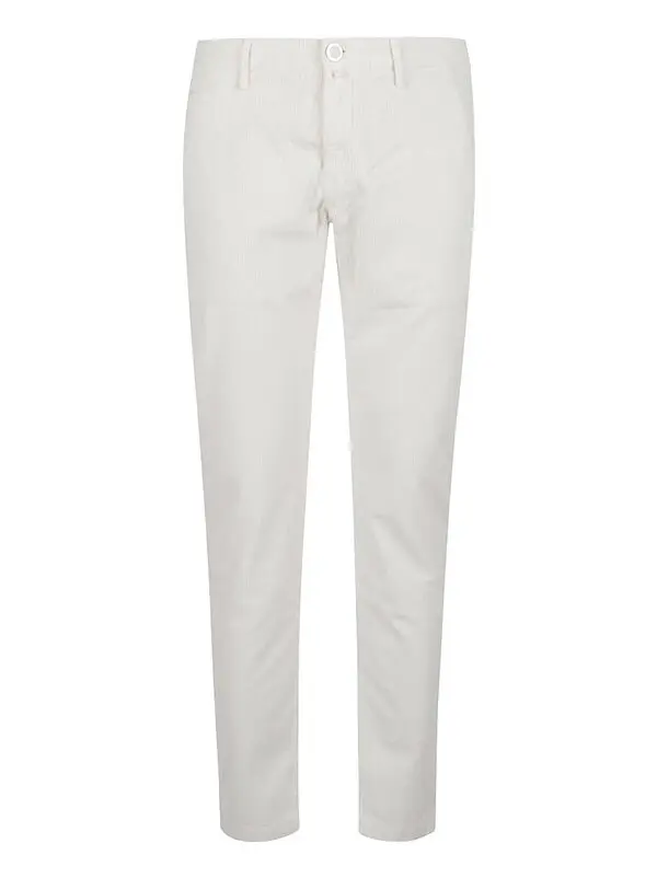 Jacob Cohen Slim Fit Trousers - White