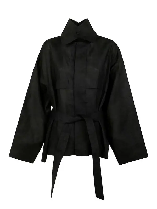 Issey Miyake Hempen Jacket - Black