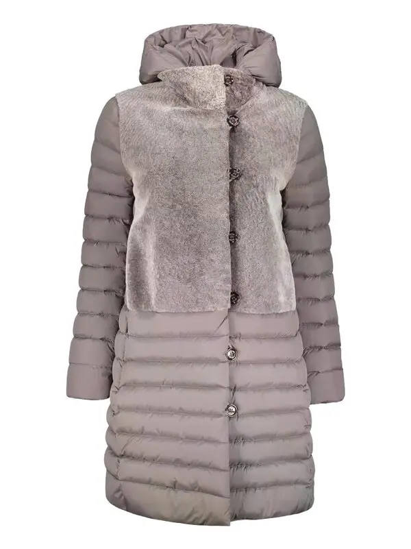 MOORER Namie Coat - Neutrals