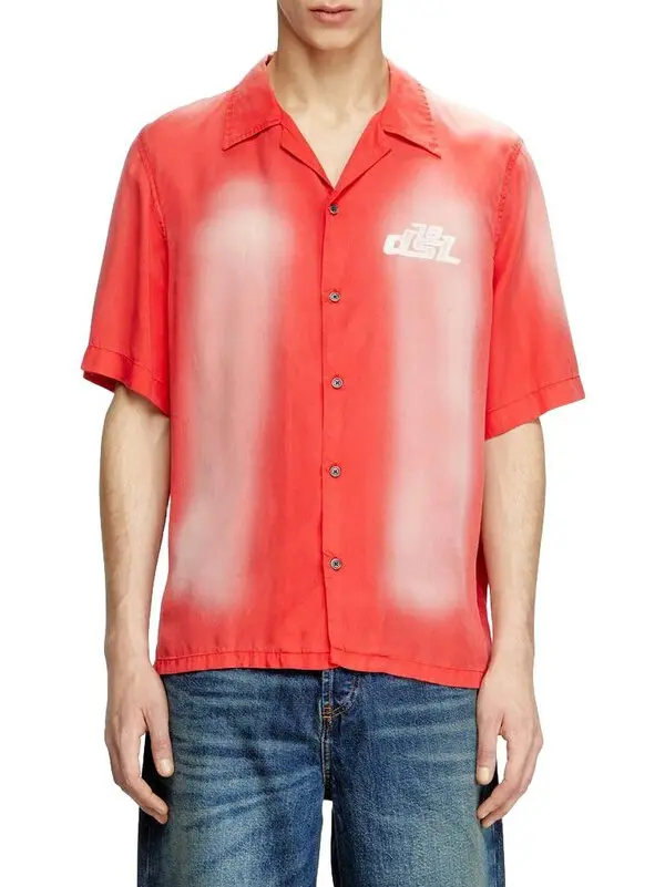 DIESEL® S-elly Camp Shirt - Formula Red