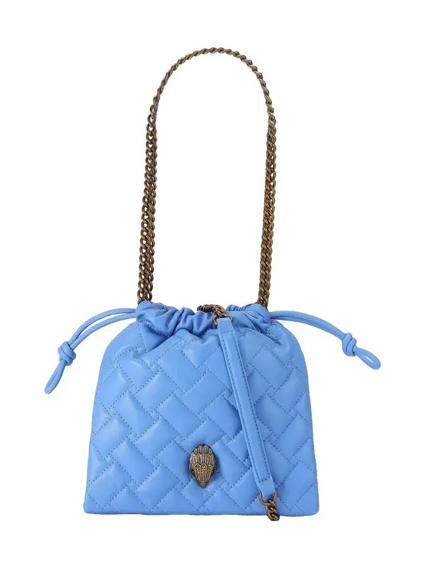Kurt Geiger Kensington Drawstring Shoulder Bag - Medium Blue