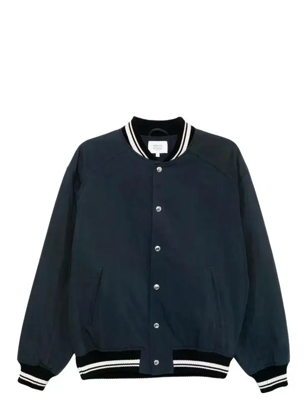 Maison Kitsuné Teddy Bomber Jacket - Blue