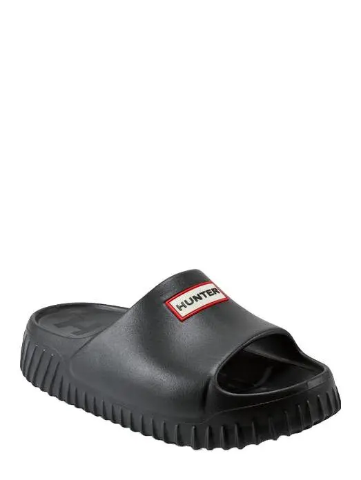 Hunter Finn Slide Sandal - Black
