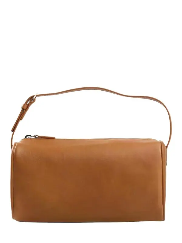 THE ROW Leather Clutch - Brown