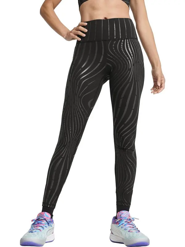 PUMA Stewie Prism Basketball Leggings - Black