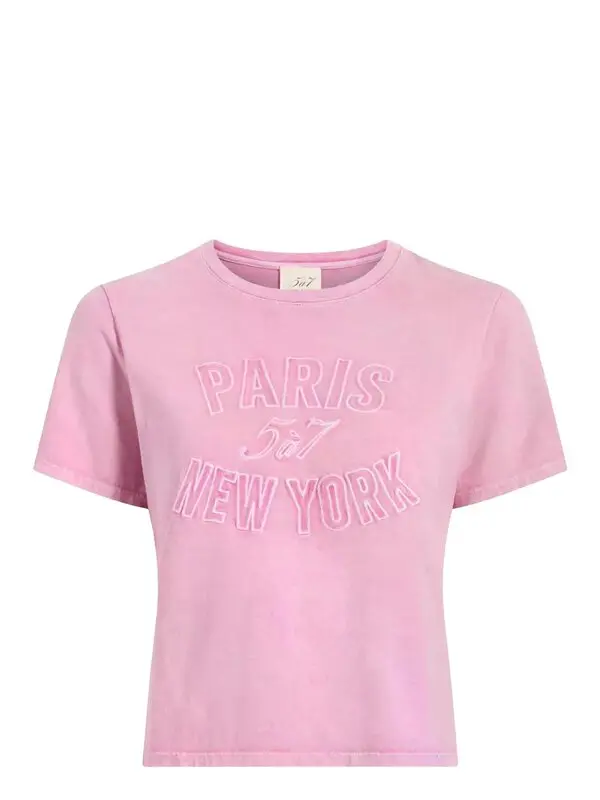 Cinq À Sept Shrunken T-shirt - Pink