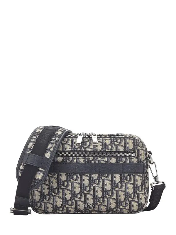 Dior Oblique Jacquard Safari Messenger - Navy