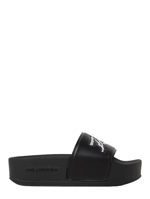 Karl Lagerfeld Heeled Sandal - Black
