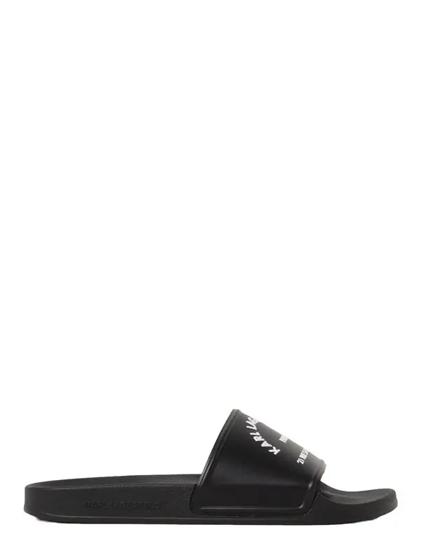 Karl Lagerfeld Slides - Black