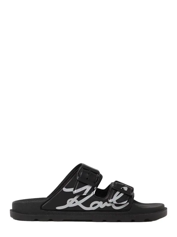 Karl Lagerfeld Flat Sandal - Black