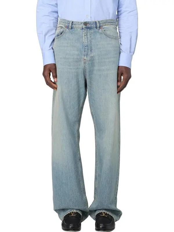 Valentino Garavani Wide Leg Jeans - Denim