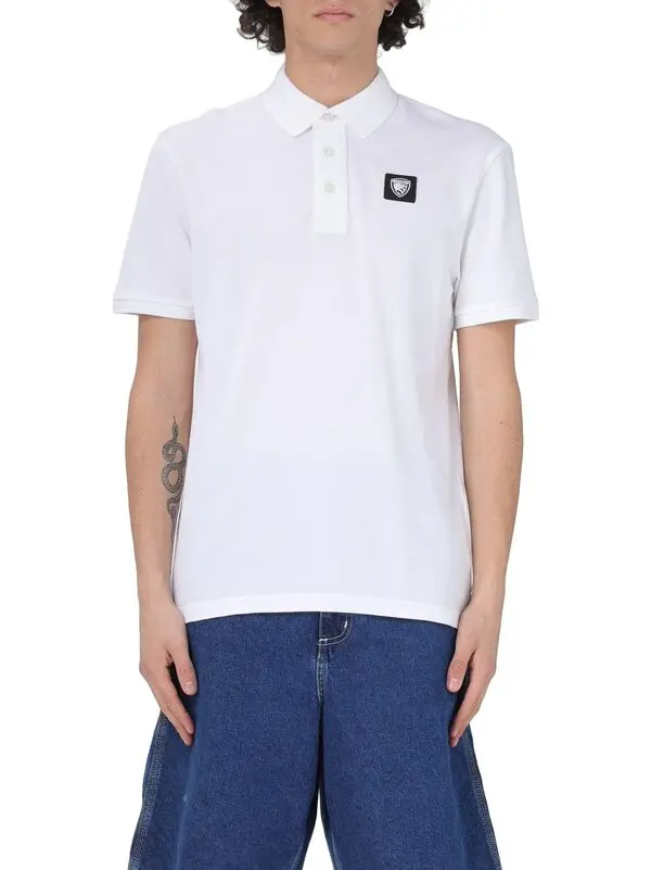 BLAUER. Polo Shirt - White