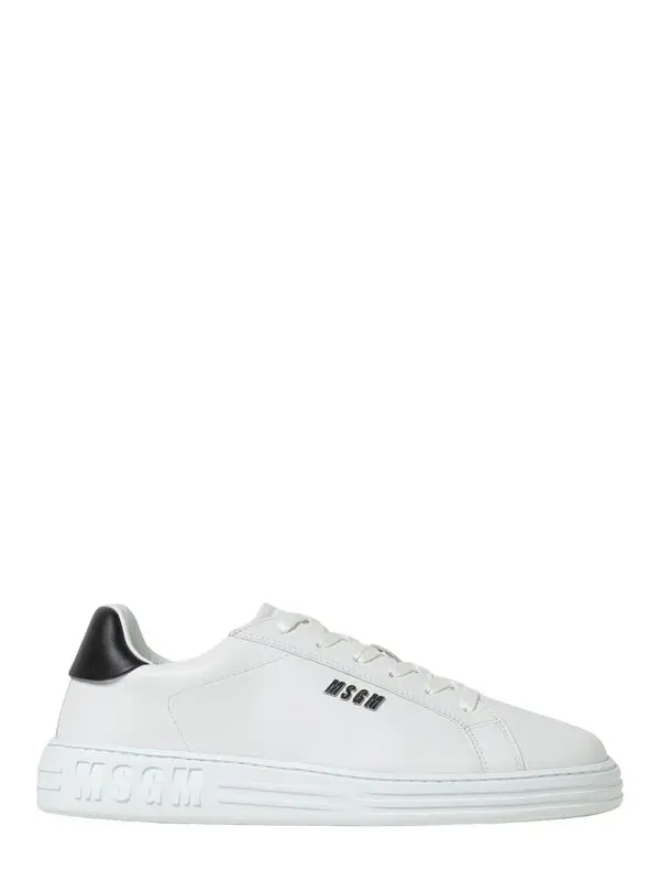 MSGM Lace-up Sneakers - White
