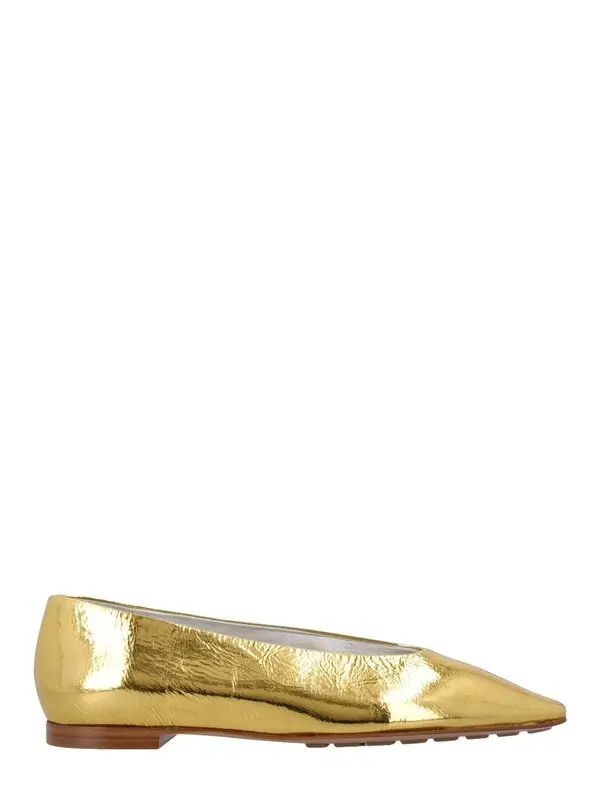 Bottega Veneta Ballet Flats - Gold