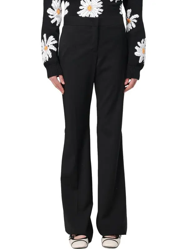 Moschino Tailored Flared Trousers - Black
