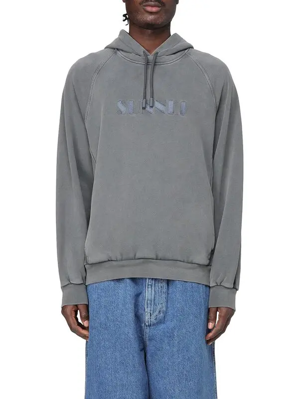 Sunnei Logo Hoodie - Grey