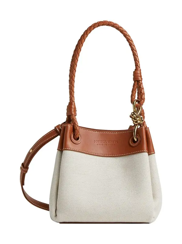 Bottega Veneta Small Parachute Shoulder Bag - Natural/lightwood