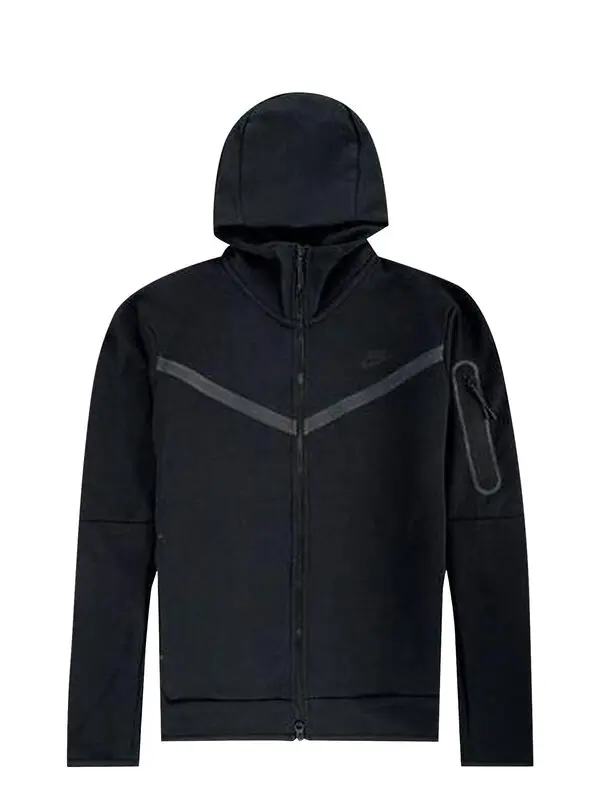 Nike Tech Fleece Full-zip Hoodie - Black