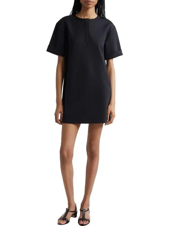 MM BY MAX MARA King Short Sleeve Jersey Dress - Black