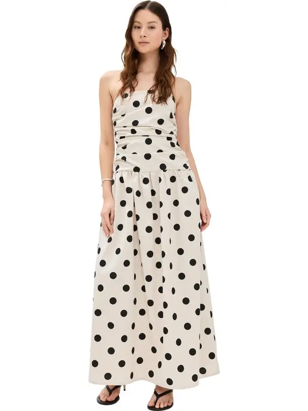 4TH & RECKLESS Brona Maxi Dress - Polka Dot