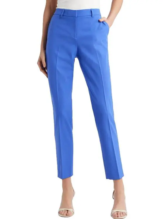 TAHARI ASL Tapered Trousers - Pacific Blue